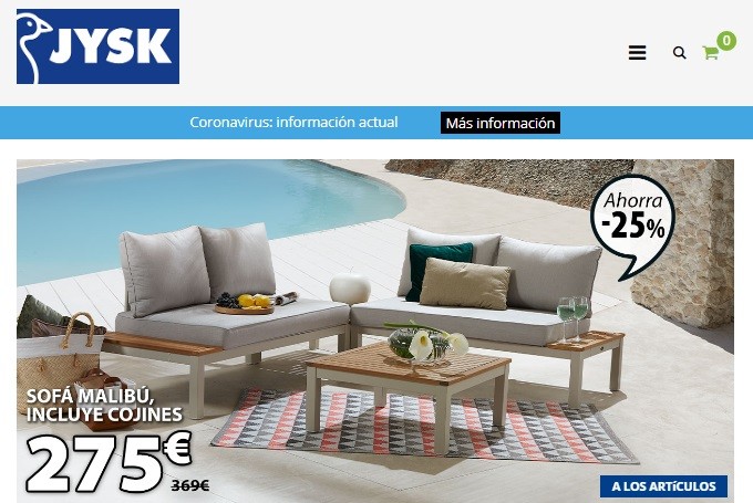 Códigos Descuento JYSK - 75% Febrero 2021